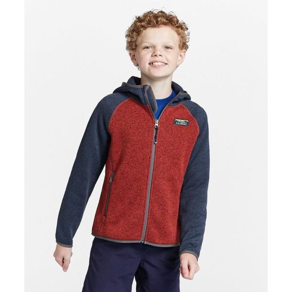『セール実施中』ZOZO問い合わせ番号:53922591ショップ:L.L.Bean，エル・エル・ビーンブランド:L.L.Bean，エルエルビーン商品名:キッズ・エル・エル・ビーン・セーター・フリース、フード付き　カラーブロック ビッグキッズ...