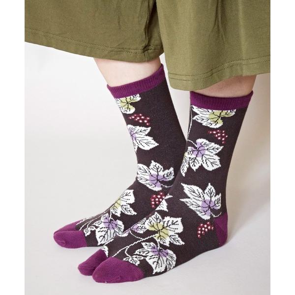 ※このアイテムは返品・交換対象外商品です。ZOZO問い合わせ番号:53944371ショップ:チャイハネ，チャイハネブランド:カヤ，カヤ商品名:【カヤ】足袋型くつ下23〜25cm 蔓葡萄カテゴリ:レッグウェア>ソックス/靴下ブランド品番...