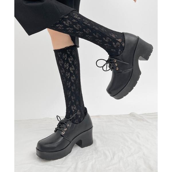 『タイムセール実施中』ZOZO問い合わせ番号:53978291ショップ:Shoes in Closet -シュークロ-，シューズインクローゼットブランド:Shoes in Closet，シューズインクローゼット商品名:超軽量厚底 レースアッ...