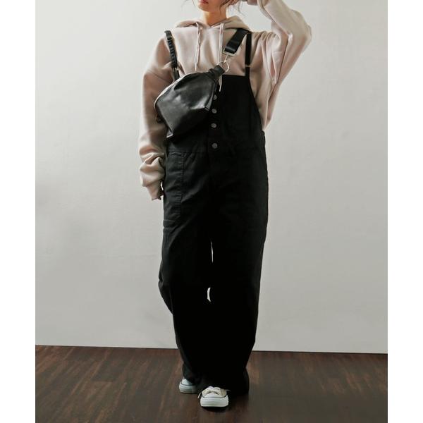ZOZO問い合わせ番号:54032701ショップ:bflat，ビーフラットブランド:Fashion Letter，ファッションレター商品名:ツィルワイドサロペットパンツカテゴリ:オールインワン・サロペット>サロペット/オーバーオールブ...