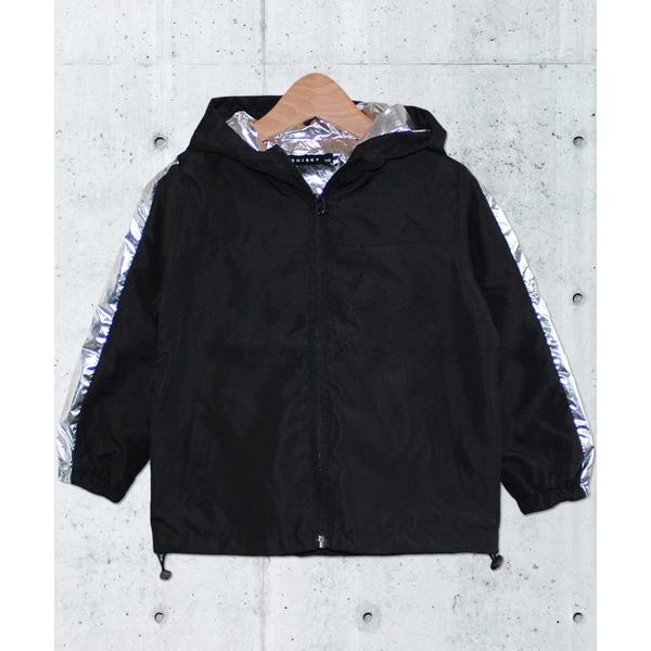 ZOZO問い合わせ番号:54080781ショップ:THE CASUAL，カジュアルブランド:THE CASUAL，カジュアル商品名:撥水加工 袖ライン マウンテンパーカー ジャケット キッズカテゴリ:ジャケット/アウター>マウンテンパ...