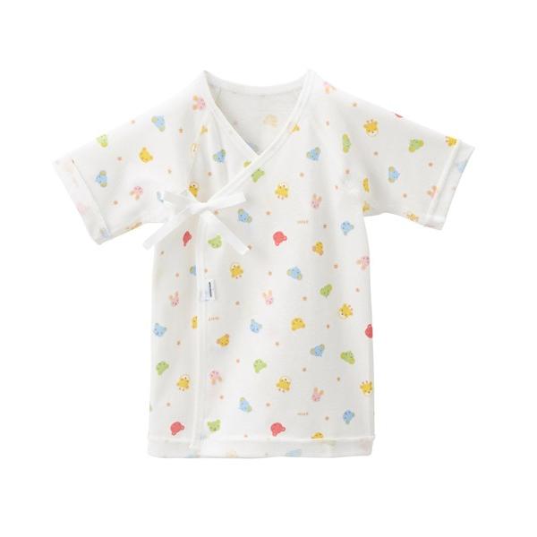 ※このアイテムは返品・交換対象外商品です。ZOZO問い合わせ番号:54098039ショップ:MIKI HOUSE，ミキハウスブランド:MIKI HOUSE，ミキハウス商品名:ピュアベール　どうぶつ柄のフライス短肌着カテゴリ:ママ＆ベビー&g...