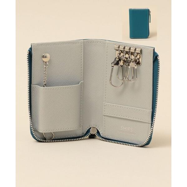 ZOZO問い合わせ番号:54102543ショップ:SHIPS，シップスブランド:SHIPS，シップス商品名:【WEB限定】SHIPS: 【SAFFIANO LEATHER】 2トーン キーケースカテゴリ:財布/小物>キーケース/キーア...