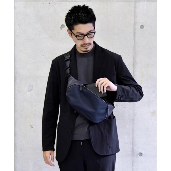 ZOZO問い合わせ番号:54102838ショップ:SHIPS，シップスブランド:SHIPS，シップス商品名:SHIPS: シュリンクレザー × ファブリック コンビ ウエスト バッグ (ボディバッグ)カテゴリ:バッグ>ボディバッグ/ウ...