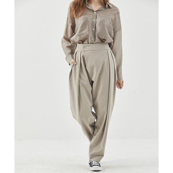 『セール実施中』ZOZO問い合わせ番号:54465054ショップ:KONVINI，コンビニブランド:manavis7，マナビスセブン，KONVINI，コンビニ商品名:【MANAVIS7 】TAPERED WRAP SLACKS / テーパー...