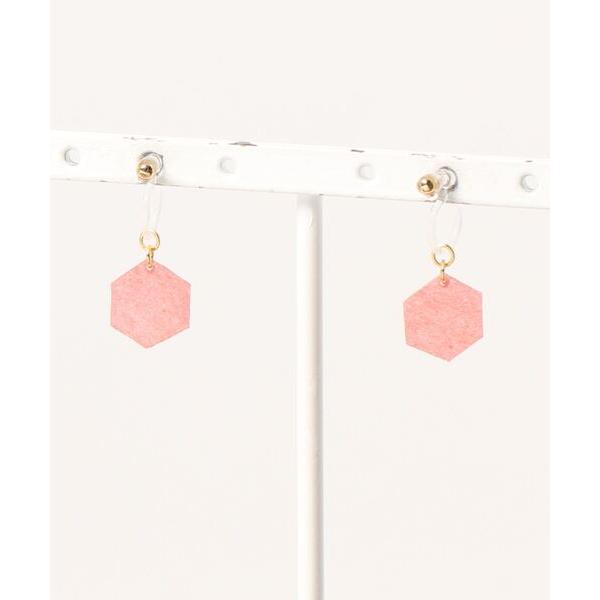 ZOZO問い合わせ番号:54791467ショップ:TONE，トーンブランド:tone，トーン商品名:【PAPER ART WORKS】honeycombカテゴリ:アクセサリー>イヤリングブランド品番:PA-E9502NP素材:和紙・樹...