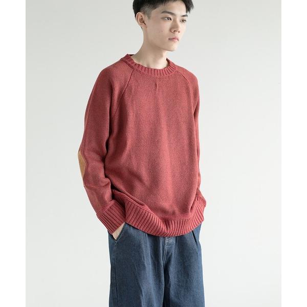 『セール実施中』ZOZO問い合わせ番号:55039248ショップ:aimoha，アイモハブランド:aimoha，アイモハ商品名:モックネックエルボーパッチ ニットセーター (AW)カテゴリ:トップス>ニット/セーターブランド品番:sm...