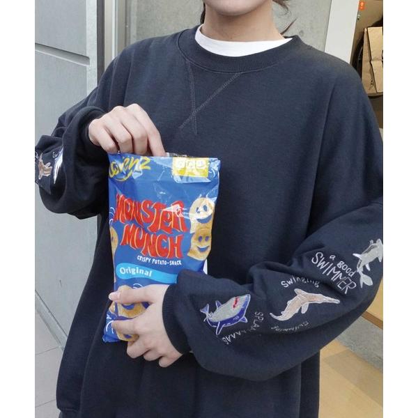 『タイムセール実施中』ZOZO問い合わせ番号:55180153ショップ:CORNERS，コーナーズブランド:Lots of Love，ロッツオブラブ，CORNERS，コーナーズ商品名:袖チョコレート刺繍オーバーサイズトレーナーカテゴリ:トッ...