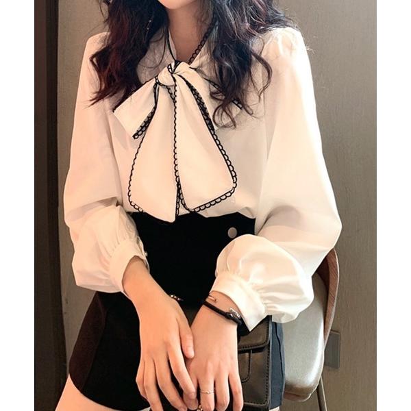 『タイムセール実施中』ZOZO問い合わせ番号:55376825ショップ:TeddyShop，テディショップブランド:DAY CLOSET，デイ クローゼット商品名:【上品なとろみ生地】ロマンティックボウタイリボンブラウス レディースカテゴリ...