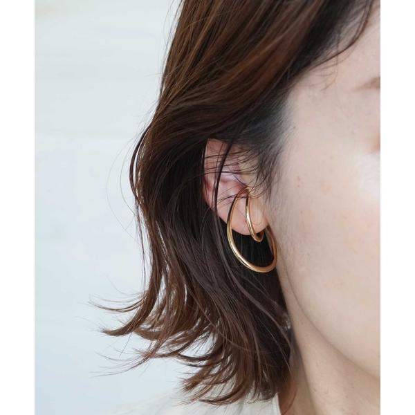 『セール実施中』ZOZO問い合わせ番号:55392109ショップ:RiNc，リンクブランド:RiNc，リンク商品名:【 DICTIONARY / ディクショナリー 】 レイヤリング ライン フープ イヤーカフカテゴリ:アクセサリー>イ...