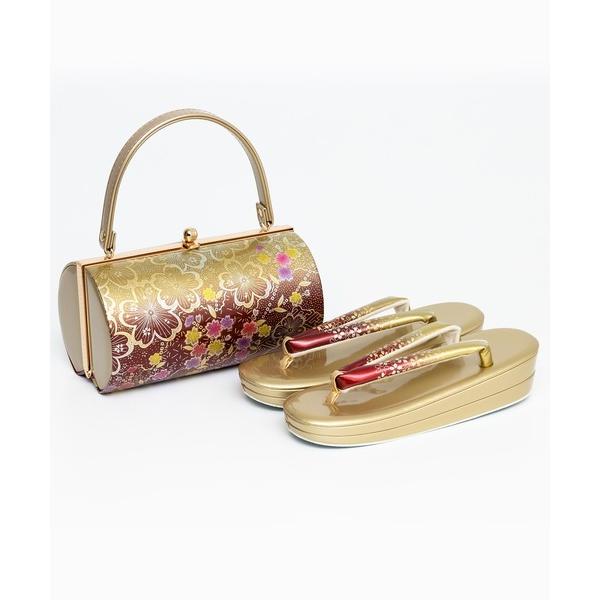 ZOZO問い合わせ番号:55415765ショップ:KYOETSU HONTEN，キョウエツホンテンブランド:KYOETSU，キョウエツ商品名:振袖用2段草履バッグセット Bタイプカテゴリ:水着/着物・浴衣>和装小物ブランド品番:301...