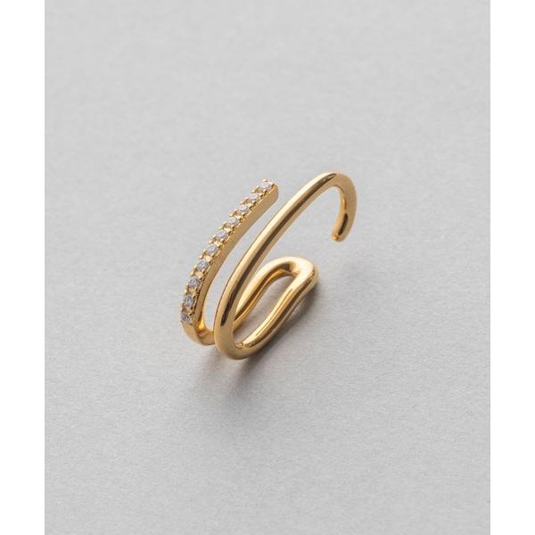 ZOZO問い合わせ番号:55453501ショップ:ete，エテブランド:ete，エテ商品名:ビジュー ライナーカフカテゴリ:アクセサリー>イヤーカフブランド品番:841922素材:イエローゴールド：SV925+イエローゴールドコーティ...