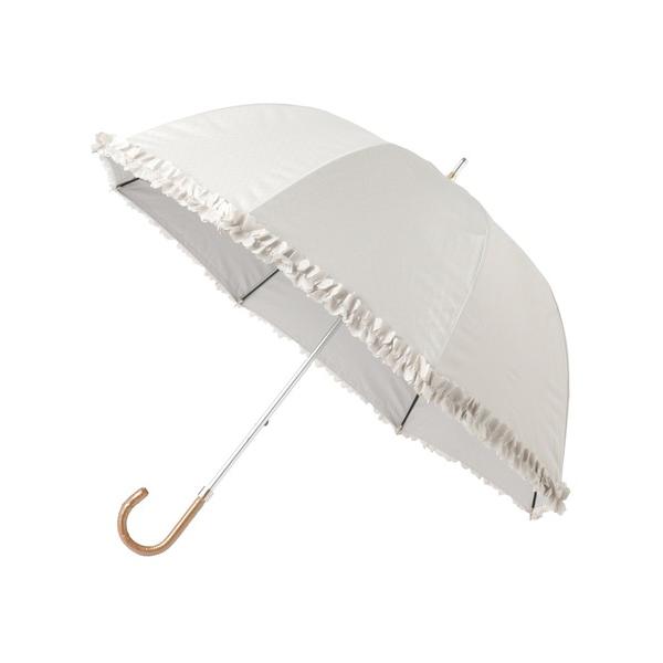 ZOZO問い合わせ番号:55531736ショップ:MOONBAT，ムーンバットブランド:LANVIN en Bleu，ランバンオンブルー，MOONBAT，ムーンバット商品名:遮光 晴雨兼用日傘　ドビーフリルカテゴリ:ファッション雑貨>...