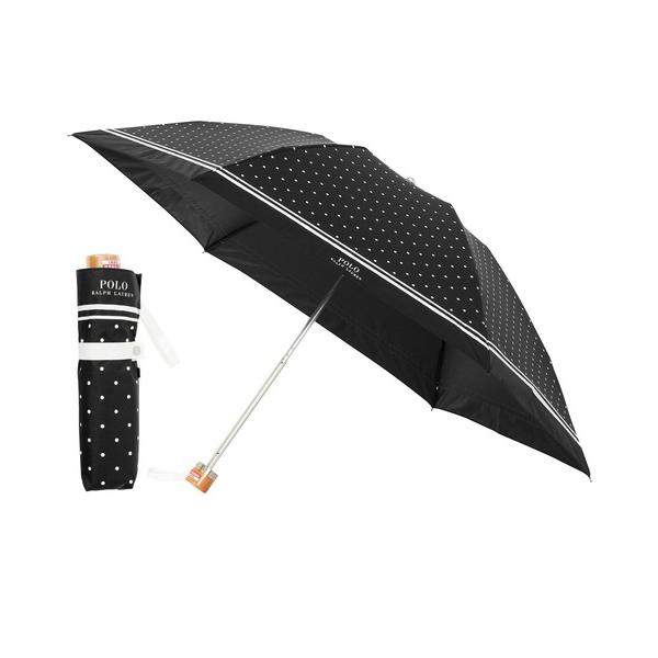 ZOZO問い合わせ番号:55531978ショップ:MOONBAT，ムーンバットブランド:MOONBAT，ムーンバット，POLO RALPH LAUREN，ポロ ラルフ ローレン商品名:遮光 遮熱 晴雨兼用 折りたたみ日傘 ドット×グログラン...