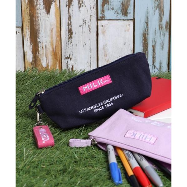 ZOZO問い合わせ番号:55532677ショップ:MILKFED.，ミルクフェドブランド:MILKFED.，ミルクフェド商品名:EMBROIDERED BAR PENCIL CASEカテゴリ:雑貨/ホビー>ペン類ブランド品番:1032...