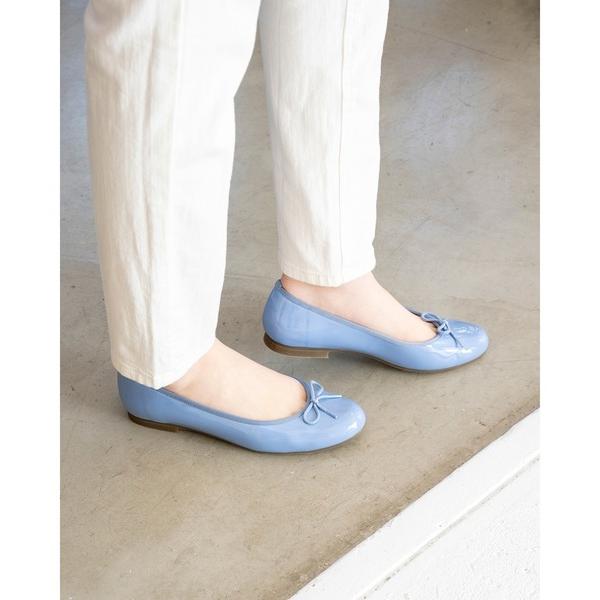 ZOZO問い合わせ番号:55773808ショップ:Emma Francis，エマ フランシスブランド:Emma Francis，エマフランシス商品名:ラウンドトゥ フラット バレエシューズ エナメルシリーズカテゴリ:シューズ>バレエシ...