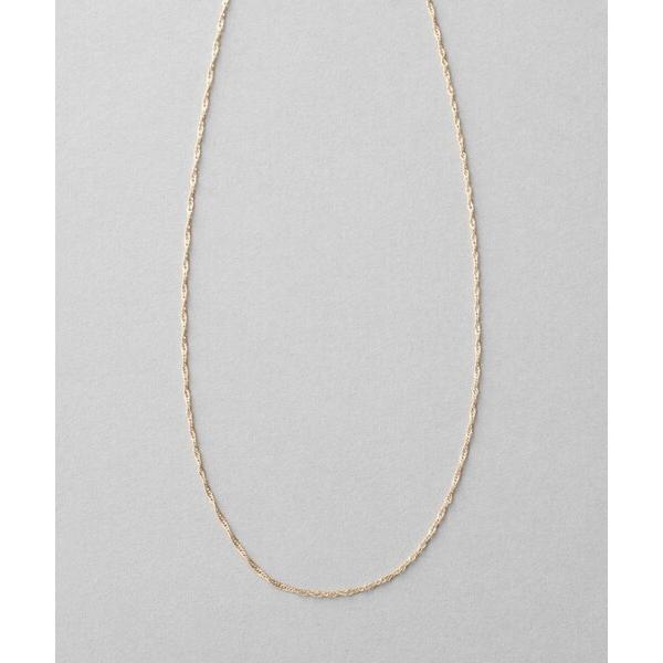 ZOZO問い合わせ番号:55777982ショップ:ete，エテブランド:ete，エテ商品名:K10YG スクリューチェーン ネックレスカテゴリ:アクセサリー>ネックレスブランド品番:761642素材:K10イエローゴールド(ニッケルフ...