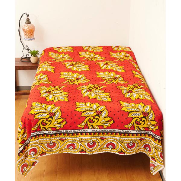 ZOZO問い合わせ番号:6480923ショップ:チャイハネ，チャイハネブランド:チャイハネ，チャイハネ商品名:【チャイハネ】アフリカン・カンガ柄ベッドカバー シングルサイズカテゴリ:インテリア>寝具ブランド品番:ISAP5643素材:...
