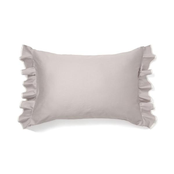 ZOZO問い合わせ番号:55847670ショップ:Francfranc，フランフランブランド:Francfranc，フランフラン商品名:ルアンセ まくらカバー 700×500 グレー×ホワイトカテゴリ:インテリア>寝具ブランド品番:1...