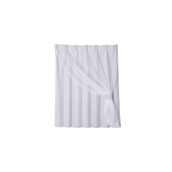 ZOZO問い合わせ番号:55847728ショップ:Francfranc，フランフランブランド:Francfranc，フランフラン商品名:ヴェーリア×ラメルセ ダブルカーテン H1350×W1000 ライトグレー （レース＆ドレープ/既製）カ...