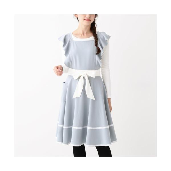 ZOZO問い合わせ番号:55847773ショップ:Francfranc，フランフランブランド:Francfranc，フランフラン商品名:フレアフリル フルエプロン グレーカテゴリ:食器/キッチン>エプロンブランド品番:11040800...