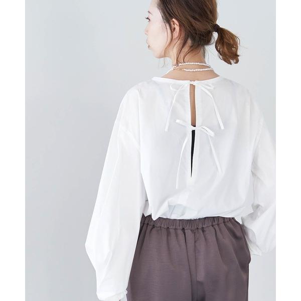 『タイムセール実施中』ZOZO問い合わせ番号:55848436ショップ:ROPE' PICNIC，ロぺピクニックブランド:ROPE' PICNIC，ロペピクニック商品名:【emur】バックリボンバルーン袖ブラウスカテゴリ:トップス>シ...
