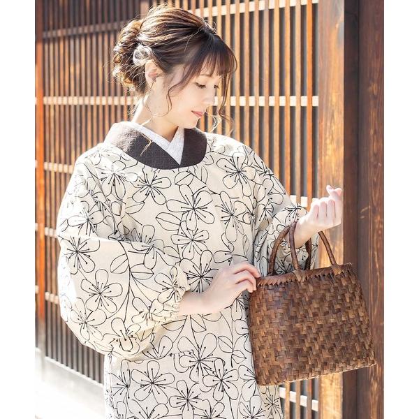 ZOZO問い合わせ番号:55915459ショップ:KIMONOMACHI，キモノマチブランド:KIMONOMACHI，キモノマチ商品名:KIMONOMACHI オリジナル 割烹着 ロング丈 日本製 普段使いに、誕生日、母の日ギフトにカテゴリ...