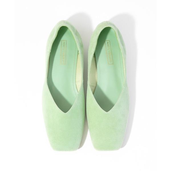 『セール実施中』ZOZO問い合わせ番号:55986566ショップ:Daniella &amp; GEMMA，ダニエラアンドジェマブランド:Daniella&amp;GEMMA，ダニエラアンドジェマ商品名:スクエアトゥヒールギャザーフラットシ...