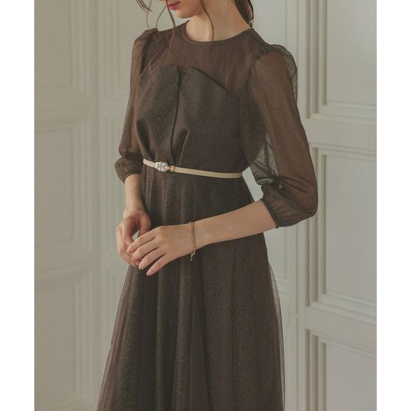 ZOZO問い合わせ番号:56237507ショップ:Dorry Doll，ドリードールブランド:Dorry Doll，ドリードール商品名:ビスチェ風トップス ラメチュールワンピースカテゴリ:ワンピース/ドレス>ドレスブランド品番:819...