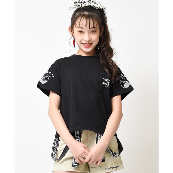 ZOZO問い合わせ番号:56277708ショップ:SHUSHU，シュシュブランド:RiCO SUCRE，リコシュクレ，SHUSHU，シュシュ商品名:チュールチェリーTシャツカテゴリ:トップス>Tシャツ/カットソーブランド品番:RCTS...
