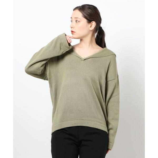 『タイムセール実施中』ZOZO問い合わせ番号:56348175ショップ:STYLEBLOCK，スタイルブロックブランド:STYLEBLOCK，スタイルブロック商品名:綿タッチセーラーカラーニットプルオーバーカテゴリ:トップス>ニット/...