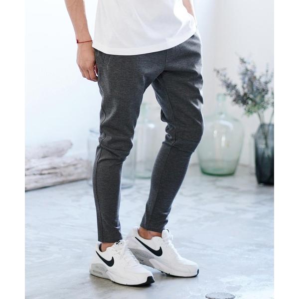 ZOZO問い合わせ番号:56348717ショップ:CAMBIO，カンビオブランド:CAMBIO，カンビオ商品名:mp8859-ハイパーストレッチテーパードパンツカテゴリ:パンツ>スウェットパンツブランド品番:18005M21(1800...