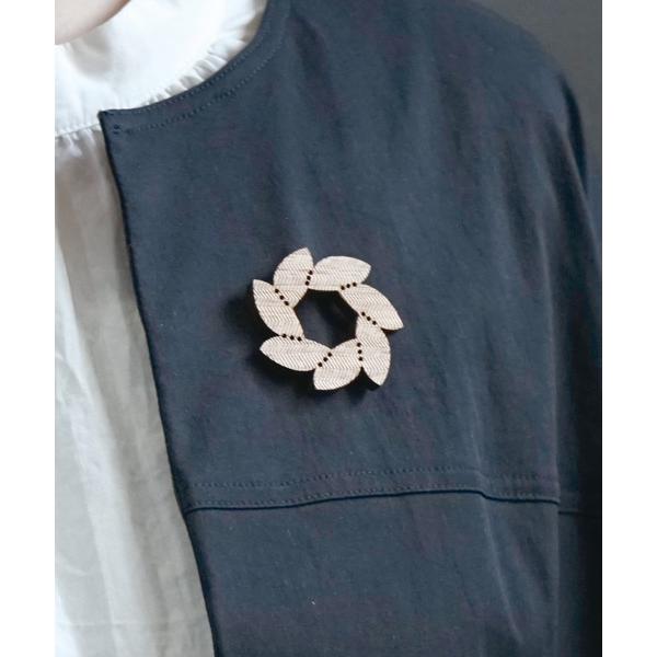 ZOZO問い合わせ番号:56418276ショップ:a.depeche，アデペシュブランド:contra bo nepre，コントラ ボ ネプレ 商品名:MUSEUM FOR ME brooch laurel crown  / ブローチ　月桂...