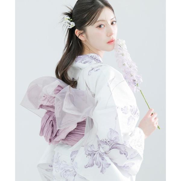 ZOZO問い合わせ番号:56426119ショップ:Dita，ディータブランド:Dita，ディータ商品名:1人で着られる浴衣5点セット 和歌山染工日本染め（ゆかた・しわへこ帯・下駄・着付け本・腰ひも）【K】カテゴリ:水着/着物・浴衣>浴...