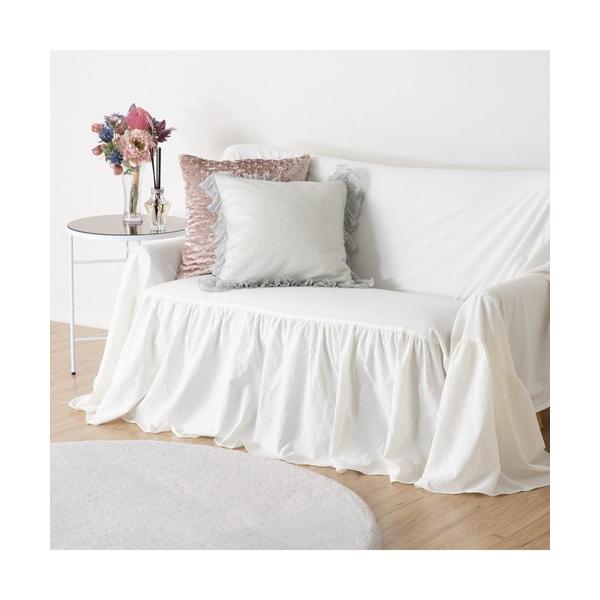 『セール実施中』ZOZO問い合わせ番号:56426680ショップ:Francfranc，フランフランブランド:Francfranc，フランフラン商品名:フィリア マルチカバー 2300×2700 ホワイトカテゴリ:インテリア>寝具ブラ...