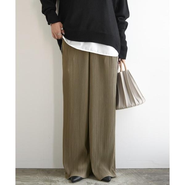 『タイムセール実施中』ZOZO問い合わせ番号:56569942ショップ:and it_，アンドイットブランド:and it_，アンドイット商品名:セルフカットプリーツワイドパンツカテゴリ:パンツ>その他パンツブランド品番:n103b8...