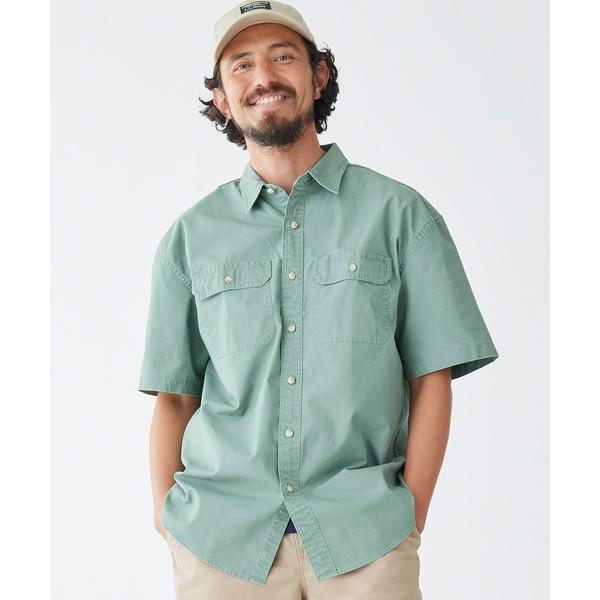 ZOZO問い合わせ番号:56676397ショップ:L.L.Bean，エル・エル・ビーンブランド:L.L.Bean，エルエルビーン商品名:サンウォッシュ・キャンバス・シャツ、半袖 ジャパン・フィットカテゴリ:トップス>シャツ/ブラウスブ...