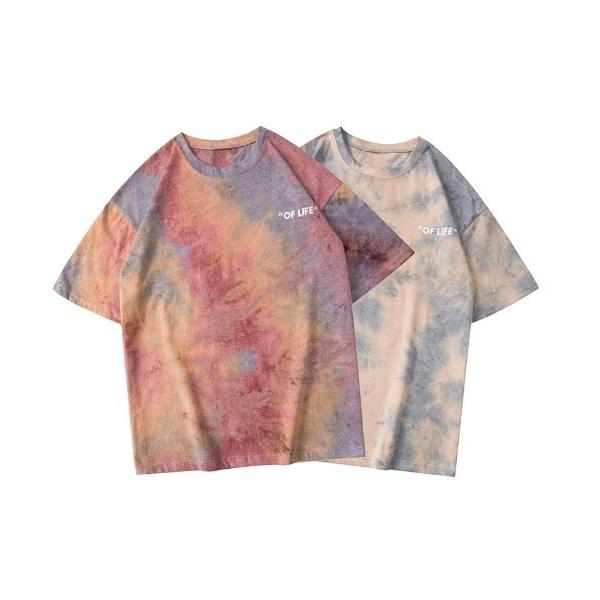 ZOZO問い合わせ番号:56746947ショップ:aimoha，アイモハブランド:HOOK，フック商品名:【HOOK】個性派タイダイ染め半袖tシャツ (SS)カテゴリ:トップス>Tシャツ/カットソーブランド品番:FLL5003a素材:...