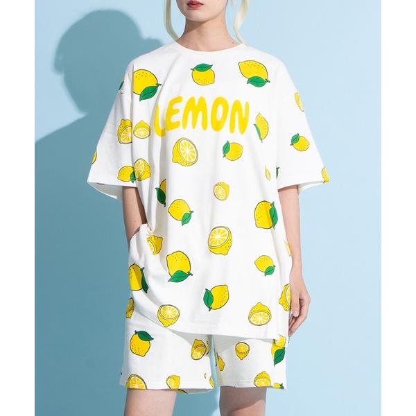 ZOZO問い合わせ番号:56817900ショップ:PUNYUS，プニュズブランド:PUNYUS，プニュズ商品名:フード総柄Ｔシャツ(NINJIN・LEMON・EDAMAME)カテゴリ:トップス>Tシャツ/カットソーブランド品番:PN1...