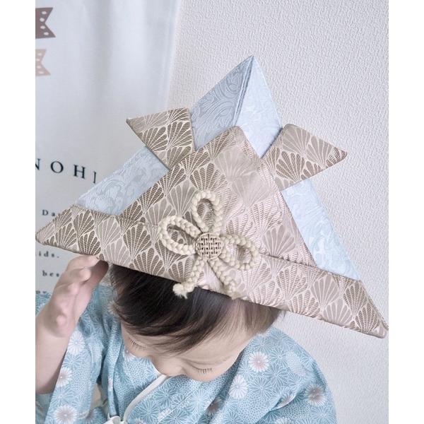 ZOZO問い合わせ番号:56965189ショップ:Sweet Mommy，スウィートマミーブランド:SweetMommy，スウィートマミー商品名:端午の節句に！ かぶれるオリジナル ベビー兜  [こどもの日 端午の節句 初節句]カテゴリ:水...