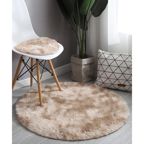 『タイムセール実施中』ZOZO問い合わせ番号:57002166ショップ:aimoha，アイモハブランド:aimoha，アイモハ商品名:シンプル起毛フサフササークルマットカテゴリ:インテリア>ラグ/マットブランド品番:ycs1758a素...