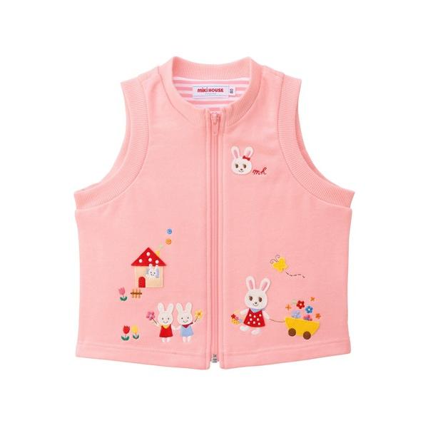 ZOZO問い合わせ番号:57072486ショップ:MIKI HOUSE，ミキハウスブランド:MIKI HOUSE，ミキハウス商品名:ジップアップベストカテゴリ:トップス>ベストブランド品番:10-5704-382(110-120)素材...