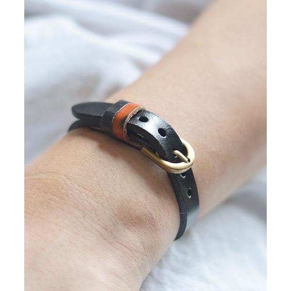 ZOZO問い合わせ番号:57108407ショップ:Fun &amp; Daily，ファンアンドデイリーブランド:Fun &amp; Daily，ファンアンドデイリー商品名:F＆D : Cow Leather 2 Tone Braceletカ...