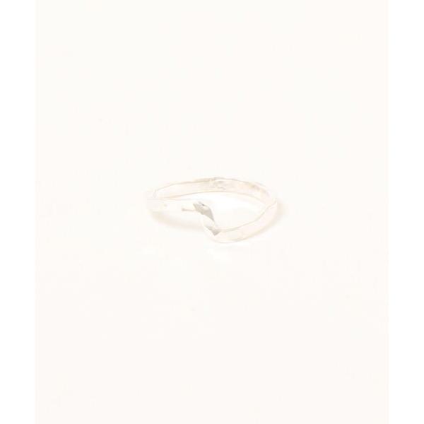 ZOZO問い合わせ番号:57111916ショップ:TONE，トーンブランド:tone，トーン商品名:【V＆SSS】sv925　太　slow L ring (ポコポコ槌目）カテゴリ:アクセサリー>リングブランド品番:vsss136.1素...