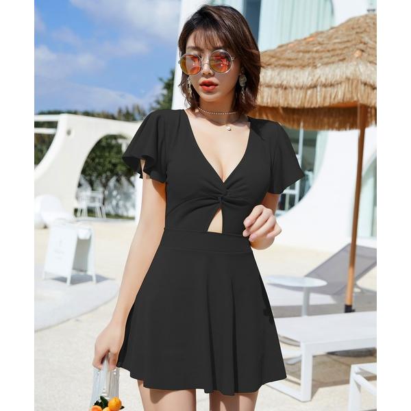 『タイムセール実施中』※このアイテムは返品・交換対象外商品です。ZOZO問い合わせ番号:57216461ショップ:TeddyShop，テディショップブランド:TeddyShop，テディショップ商品名:【大きいサイズ有/】フリルワンピース水着...