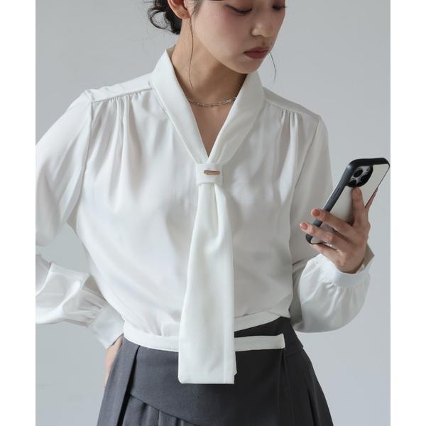 『タイムセール実施中』ZOZO問い合わせ番号:57252813ショップ:Ulysses，ユリシスブランド:Ulysses，ユリシス商品名:ボウタイブラウスカテゴリ:トップス>シャツ/ブラウスブランド品番:BSY21S108素材:ポリエ...