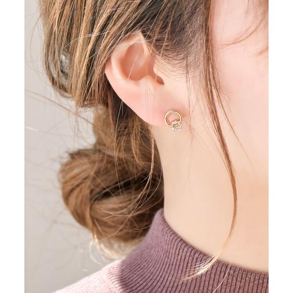 ZOZO問い合わせ番号:57326151ショップ:JEWEL ADDICT，ジュエルアディクトブランド:Phoebe，フィービィー商品名:【金属アレルギー対応】【痛くないシリーズ】デリケートビジューライトフィットイヤリングカテゴリ:アクセサ...