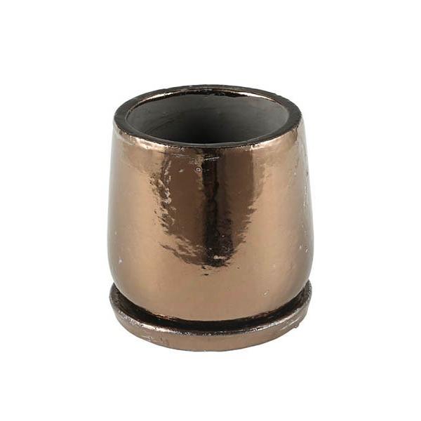 ZOZO問い合わせ番号:57365353ショップ:DULTON，ダルトンブランド:DULTON，ダルトン商品名:ROUND POT M/4号 植木鉢カテゴリ:インテリア>フラワーベースブランド品番:G20-0196M/BZ/G20-0...