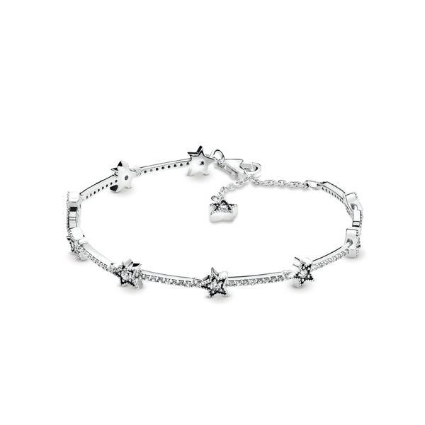 ZOZO問い合わせ番号:57405367ショップ:Pandora，パンドラブランド:Pandora，パンドラ商品名:セレスチアル スターズ ブレスレットカテゴリ:アクセサリー>ブレスレットブランド品番:598498C01素材:スターリ...