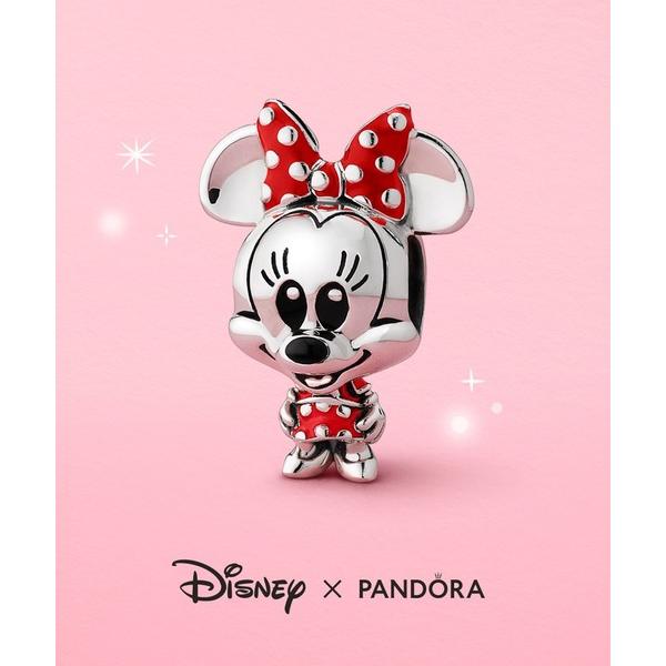 ZOZO問い合わせ番号:57405565ショップ:Pandora，パンドラブランド:Pandora，パンドラ商品名:ディズニー ミニーマウス ドットドレス ＆ バウ チャームカテゴリ:アクセサリー>チャームブランド品番:798880C...